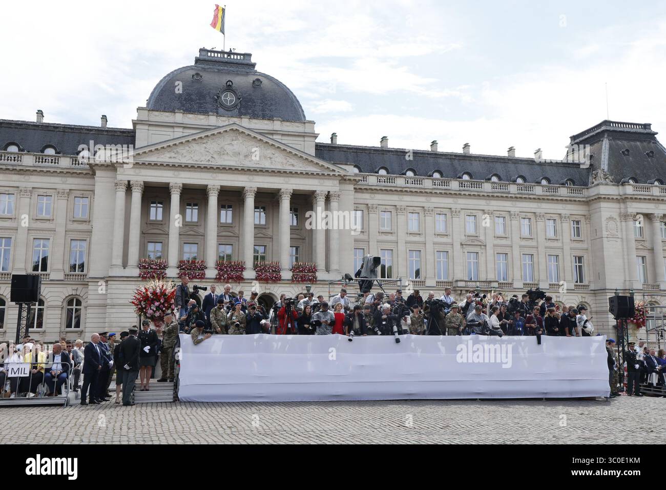 Brussels, Belgium. 21st July, 2025. the military and civilian parade on ...