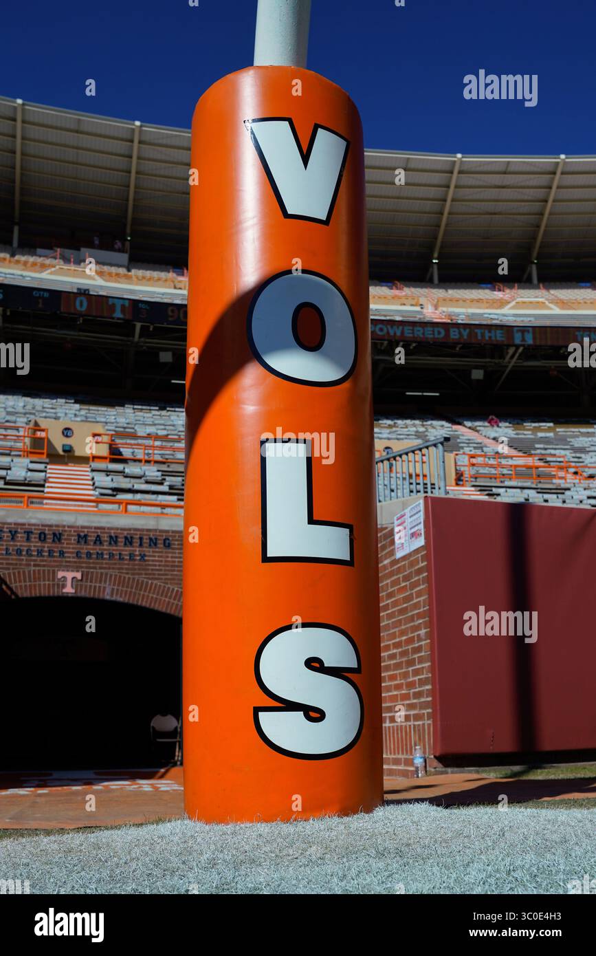 November 10, 2018: Tennessee Volunteers goal post in Neyland Stadium ...