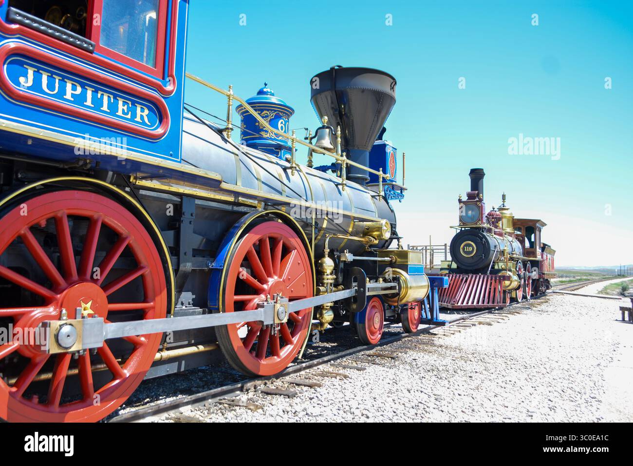 Golden Spike National Historic Park, Promontory Point, Utah, USA, June ...