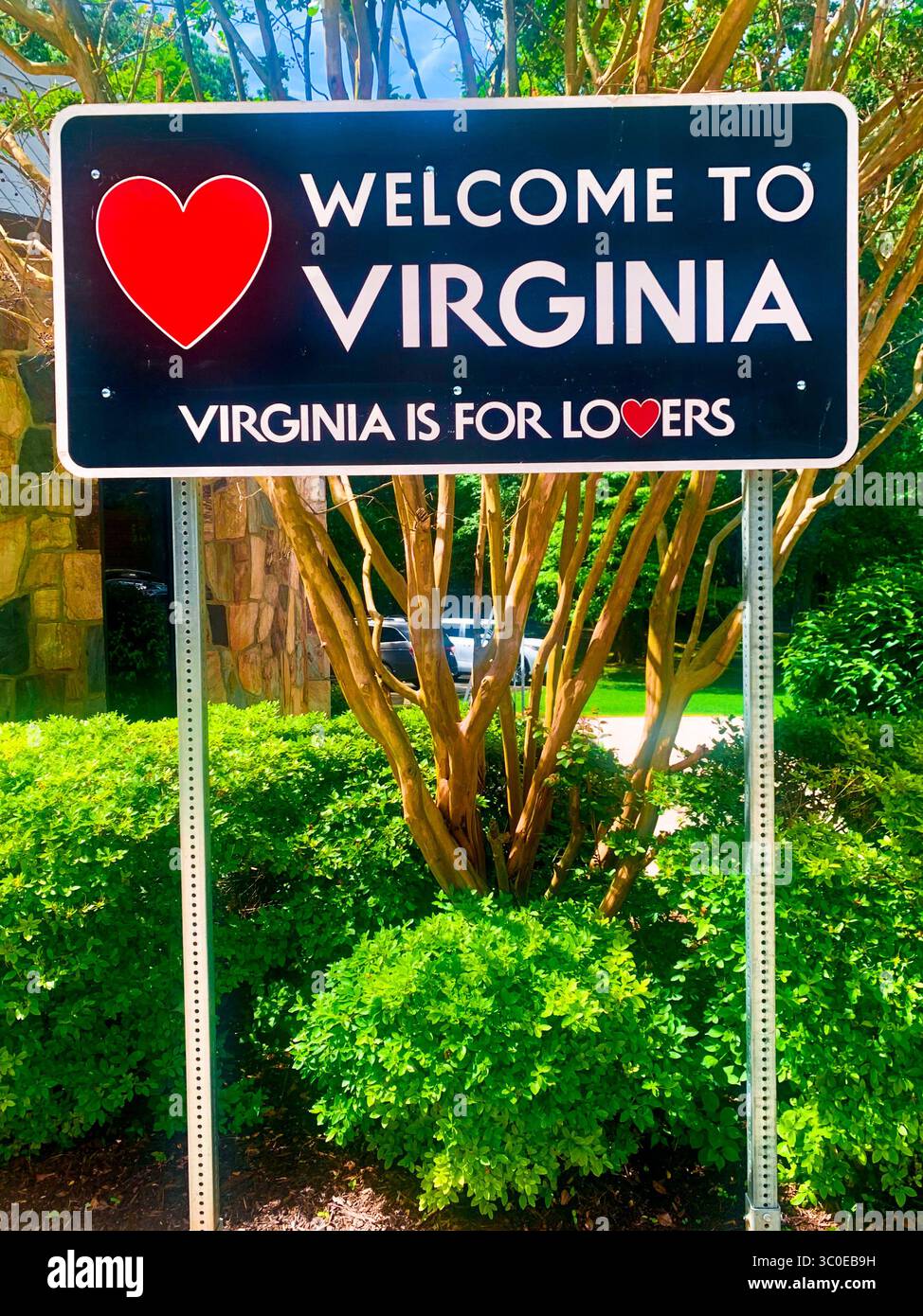 Lambsburg, Virginia May 17, 2025: Welcome to Virginia sign at the ...
