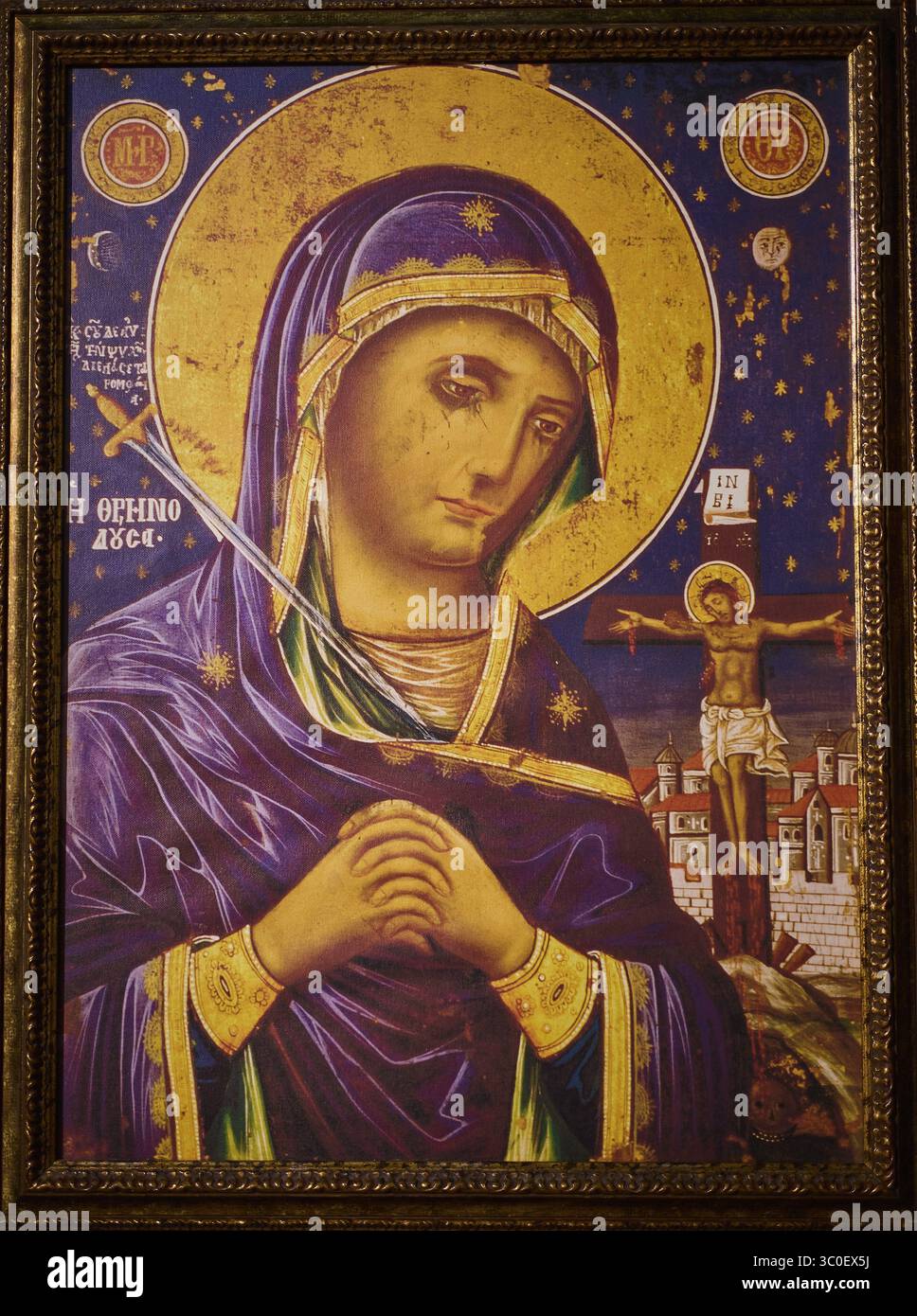Panagia Kyra Church, Panagia tou Kastrou, Detailed Icon of the Holy ...