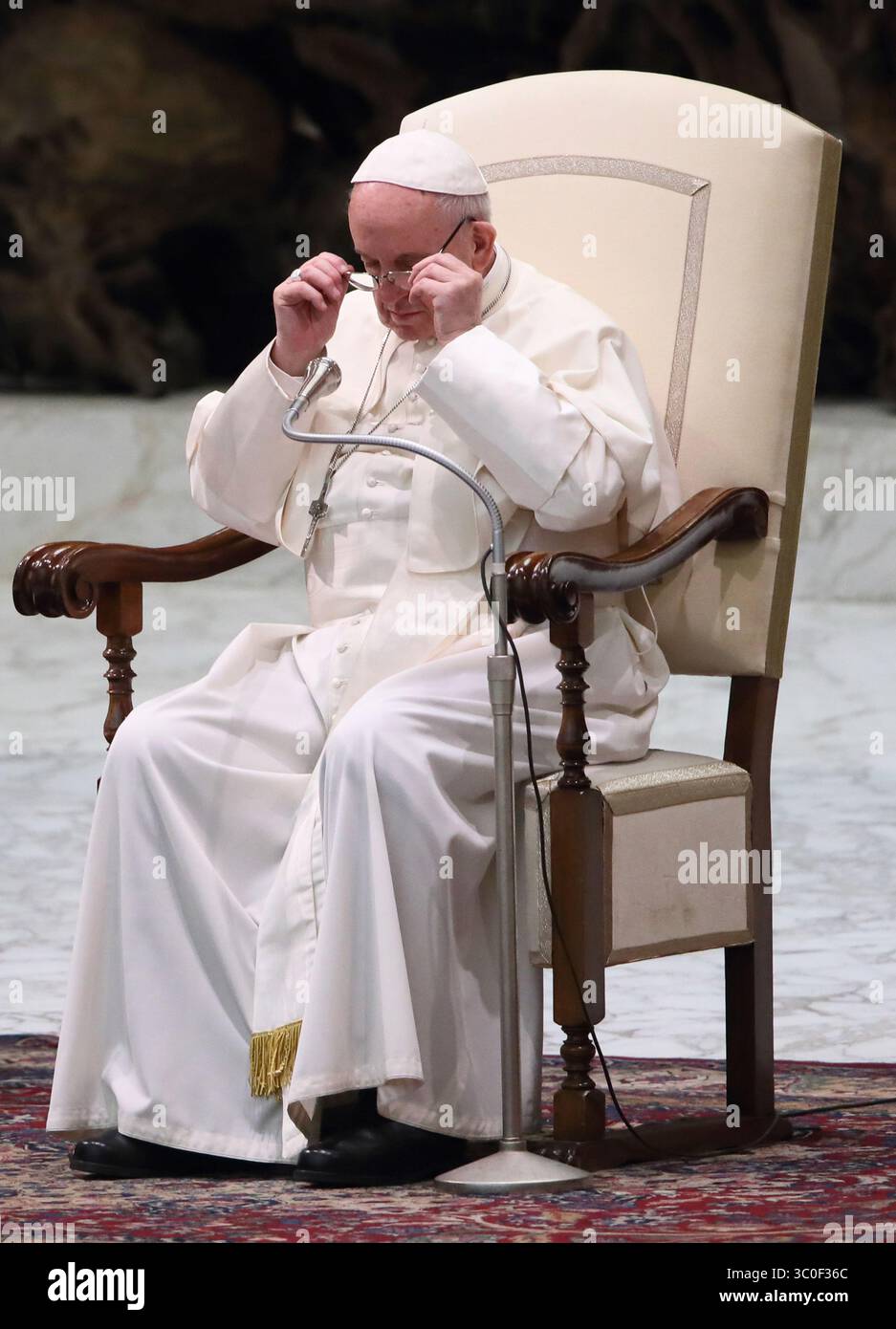 Pope Francis (Jorge Mario Bergoglio) during the General Audience in the ...