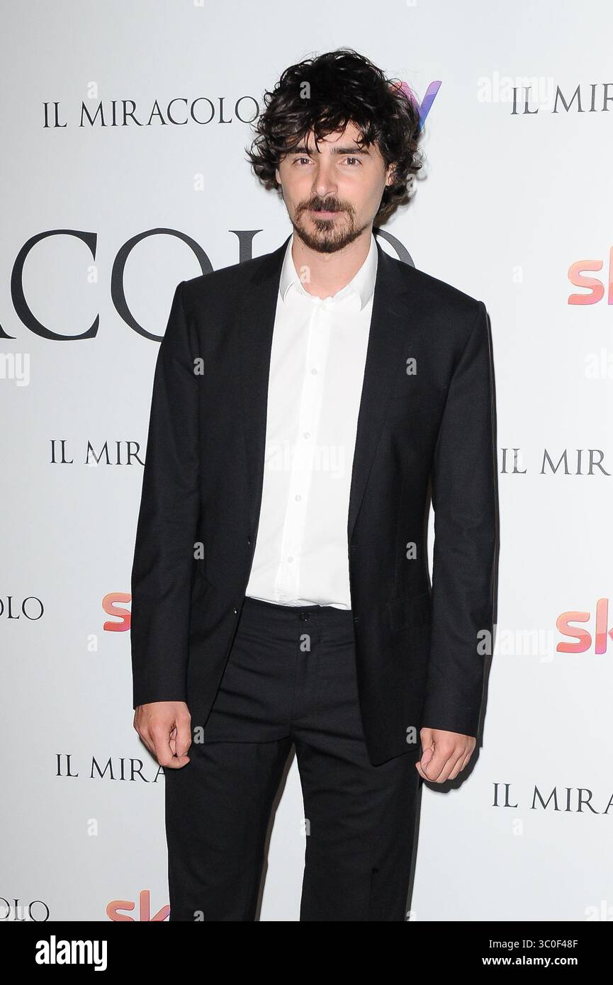 Italian actor Edoardo Natoli attends at the photocall of sky tv series ...