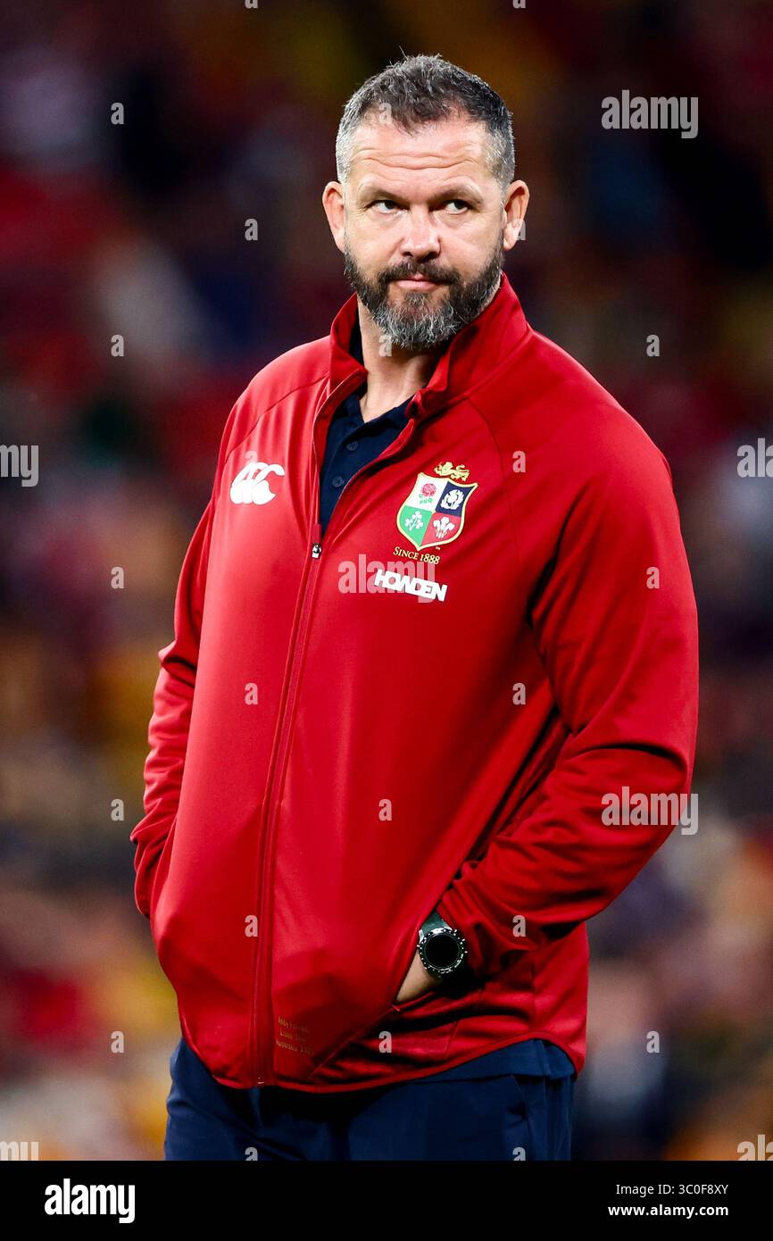 Brisbane,Australia,19,July,2025 British & Irish Lions' Head Coach - Andy Farrell Australia ...