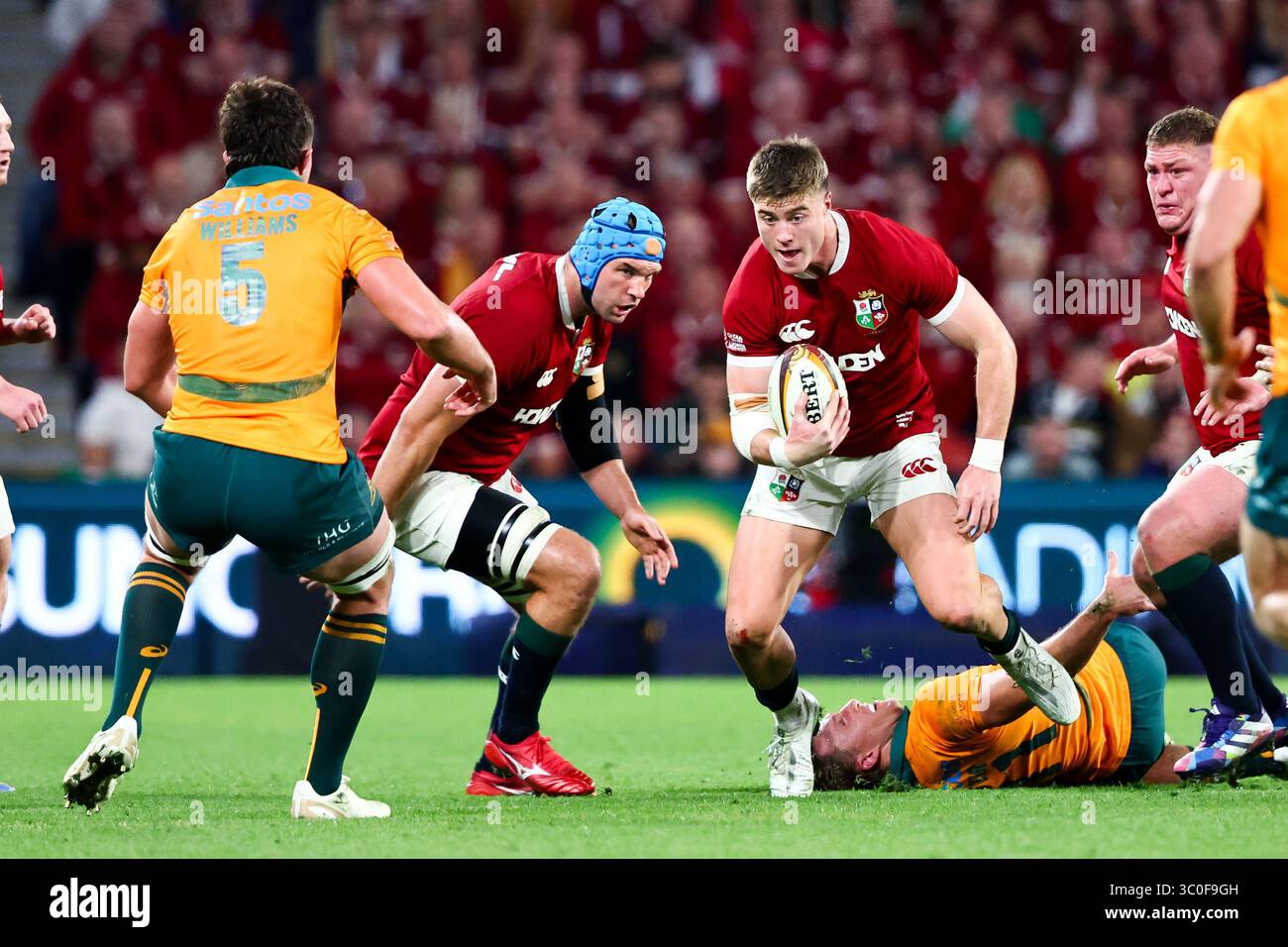 Brisbane,Australia,19,July,2025 Tommy Freeman of the British & Irish ...