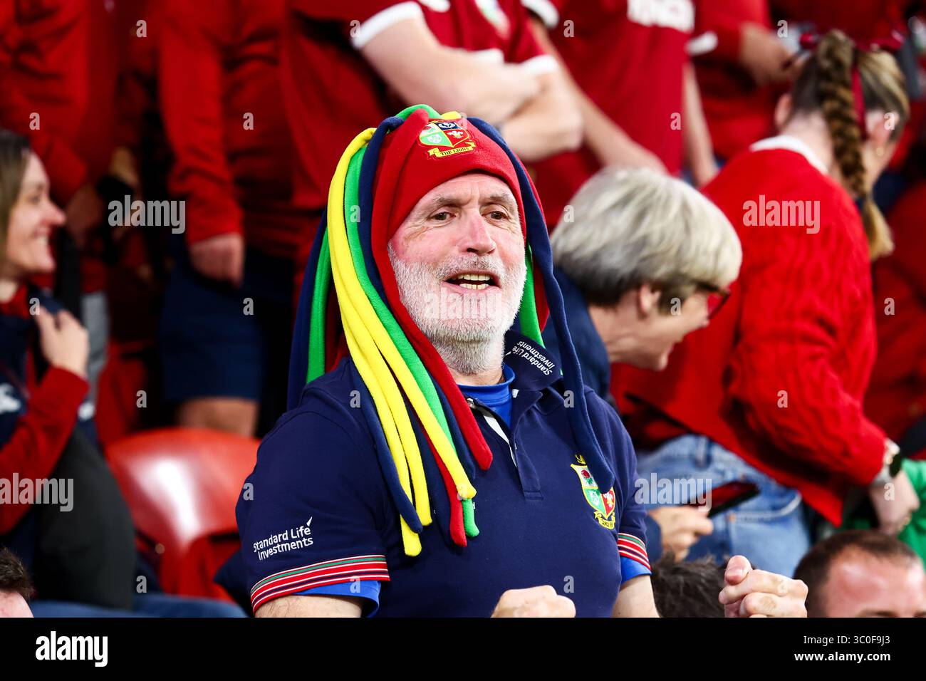 Brisbane,Australia,19,July,2025 Lions' supporters / fans - sea of red ...
