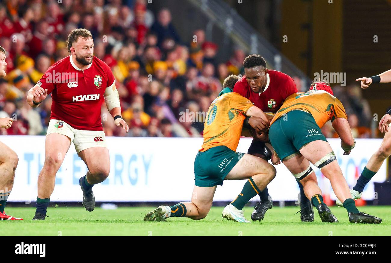 Brisbane,Australia,19,July,2025 Maro Itoje (Captain) of the British ...