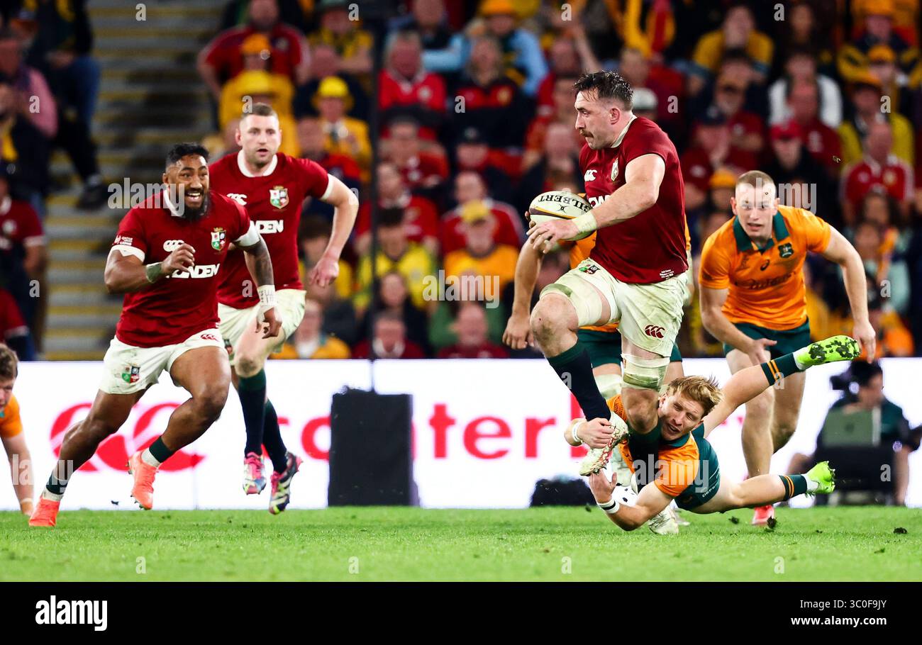 Brisbane,Australia,19,July,2025 Jack Conan of the British & Irish Lions ...