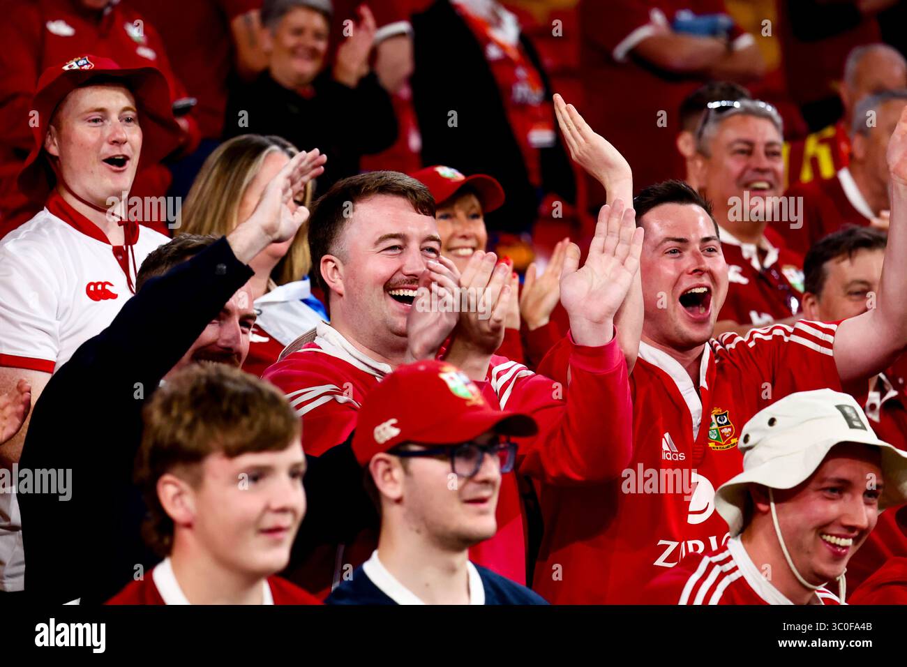 Brisbane,Australia,19,July,2025 Happy Lions' supporters / fans ...
