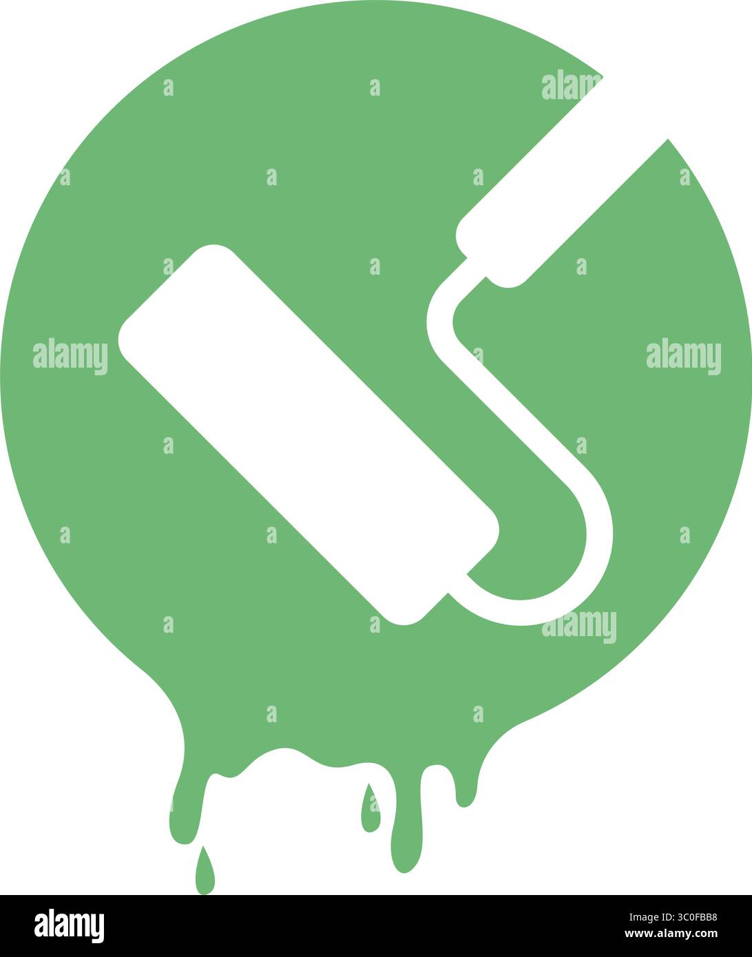 Painting services logo icon design Stock Vector Image & Art - Alamy
