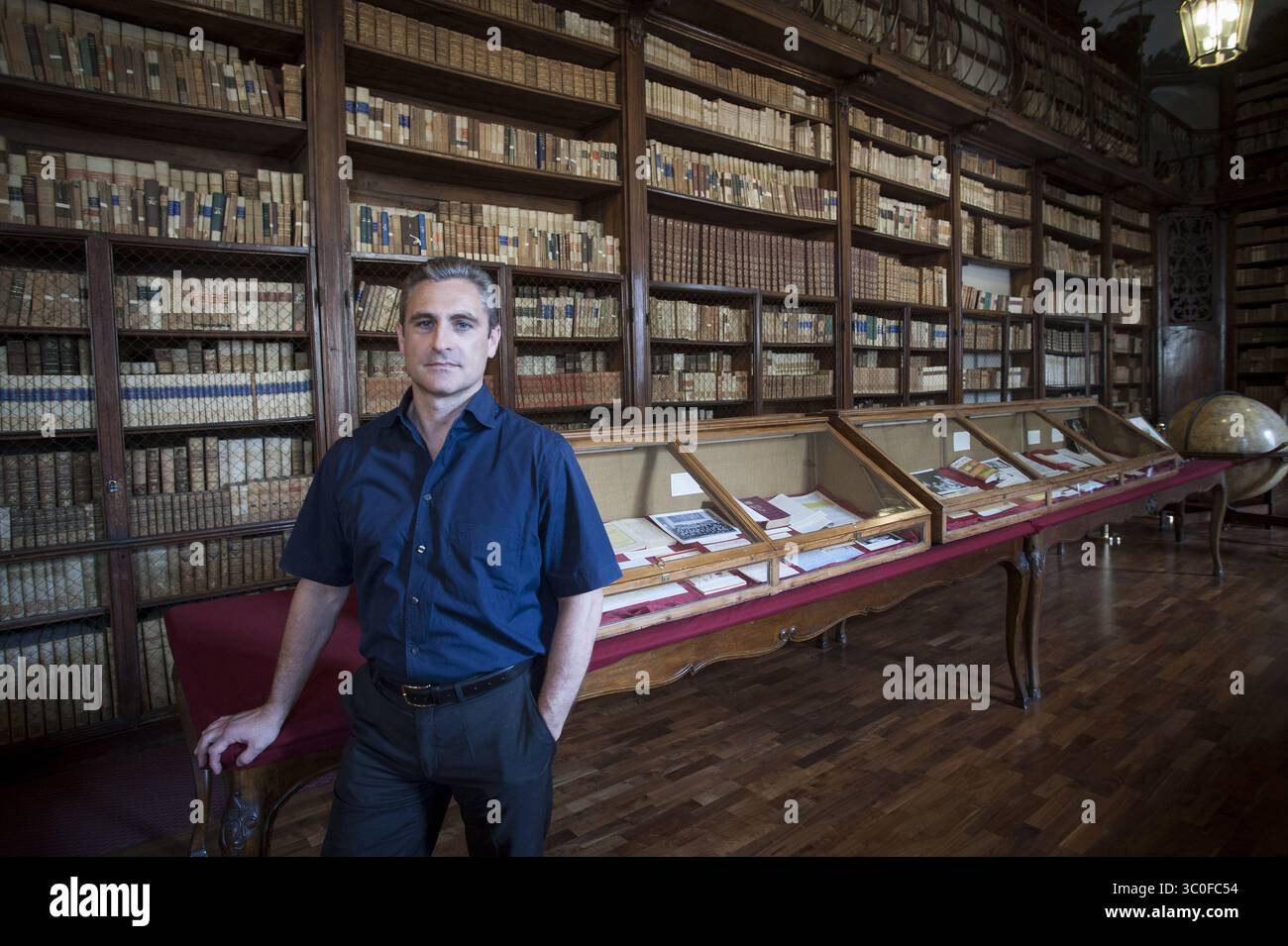 The pharmacologist at Mario Negri Institute Luca Pasina attending the ...