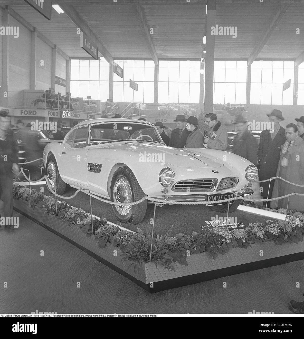 Car Exhibition 1956. The annual car show, Bilsalongen, is held in ...