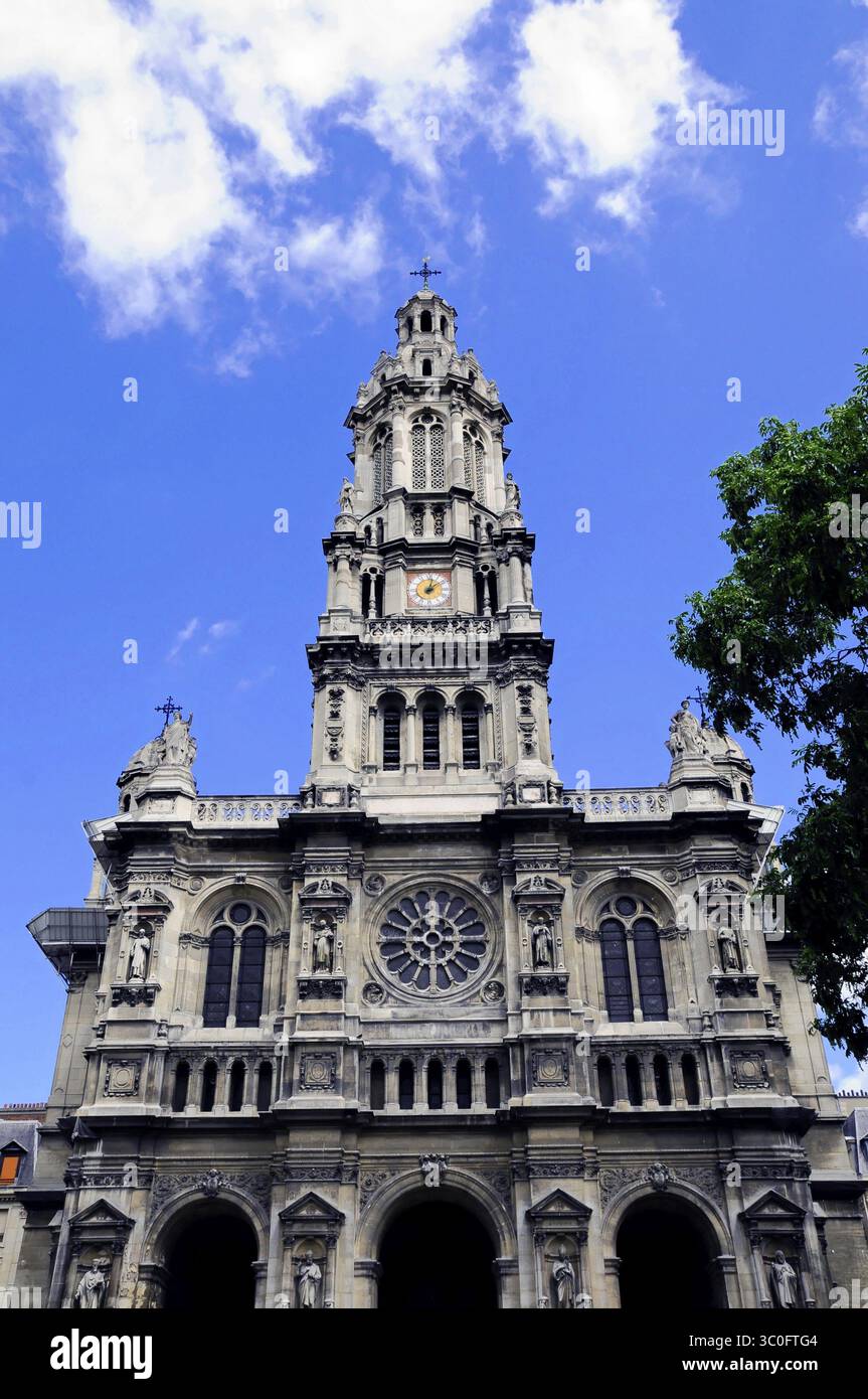 Eglise de la Sainte-Trinite, Holy Trinity Church, Paris, An imposing ...