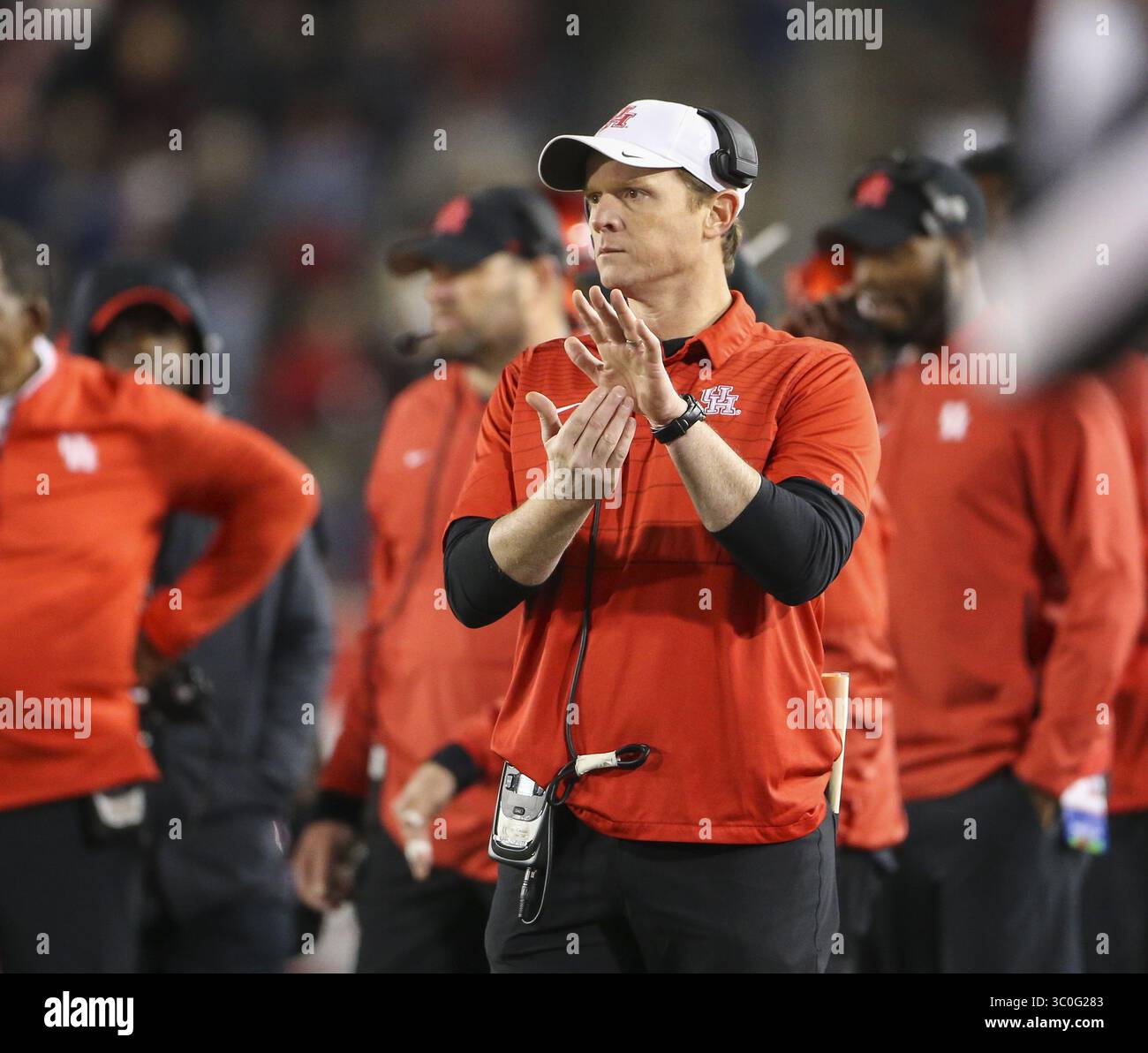 November 15, 2018 - Houston, TX, USA - Houston Cougars head coach Major ...