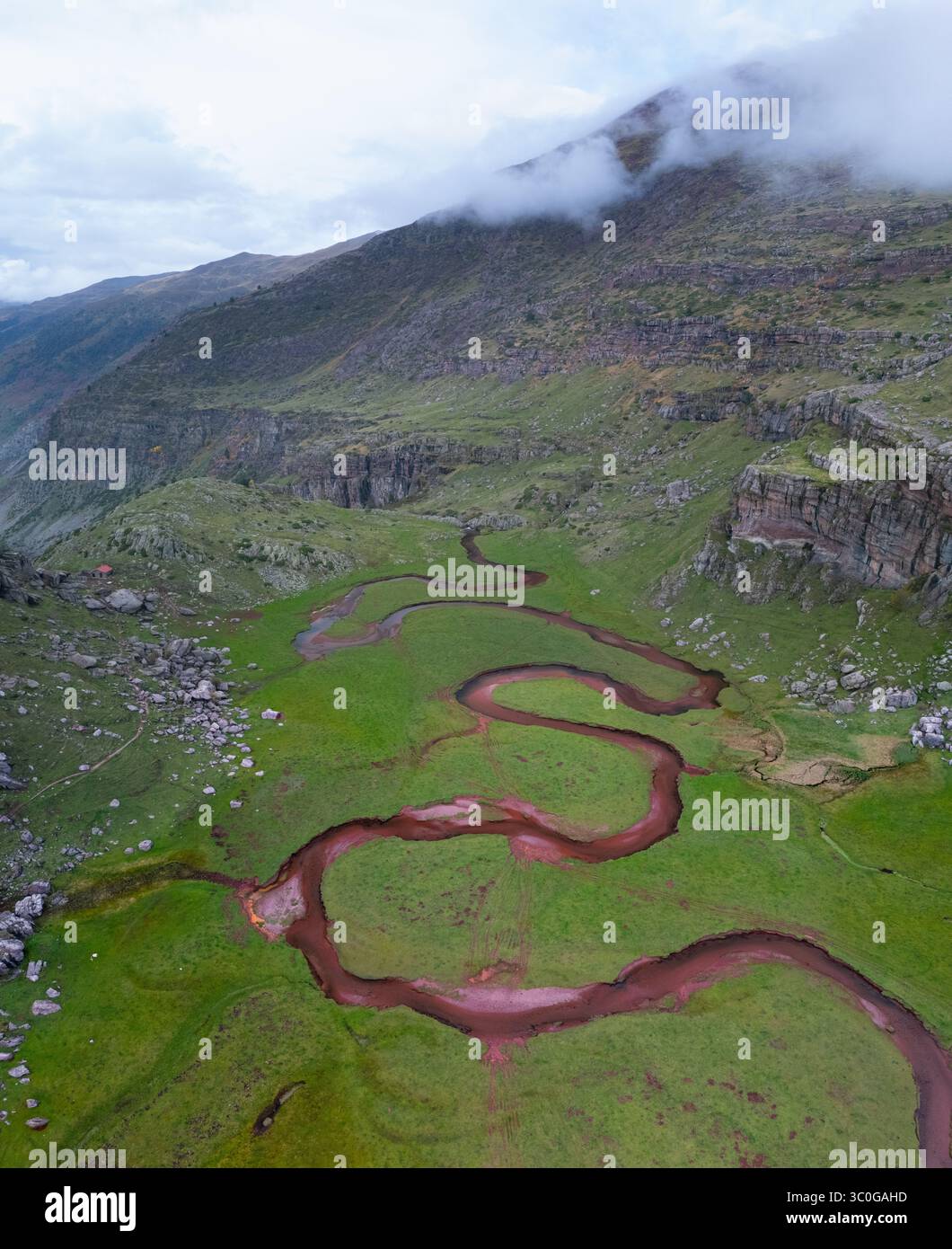 Landscape in the Aguas Tuertas Valley in the Western Valleys Natural ...