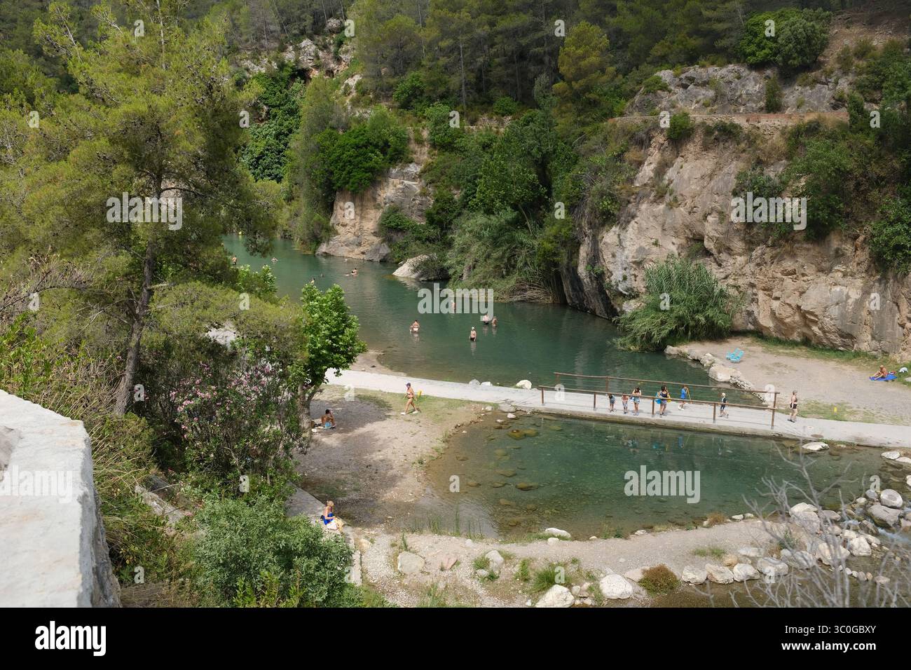 The Montanejos hot springs in Spain Stock Photo - Alamy
