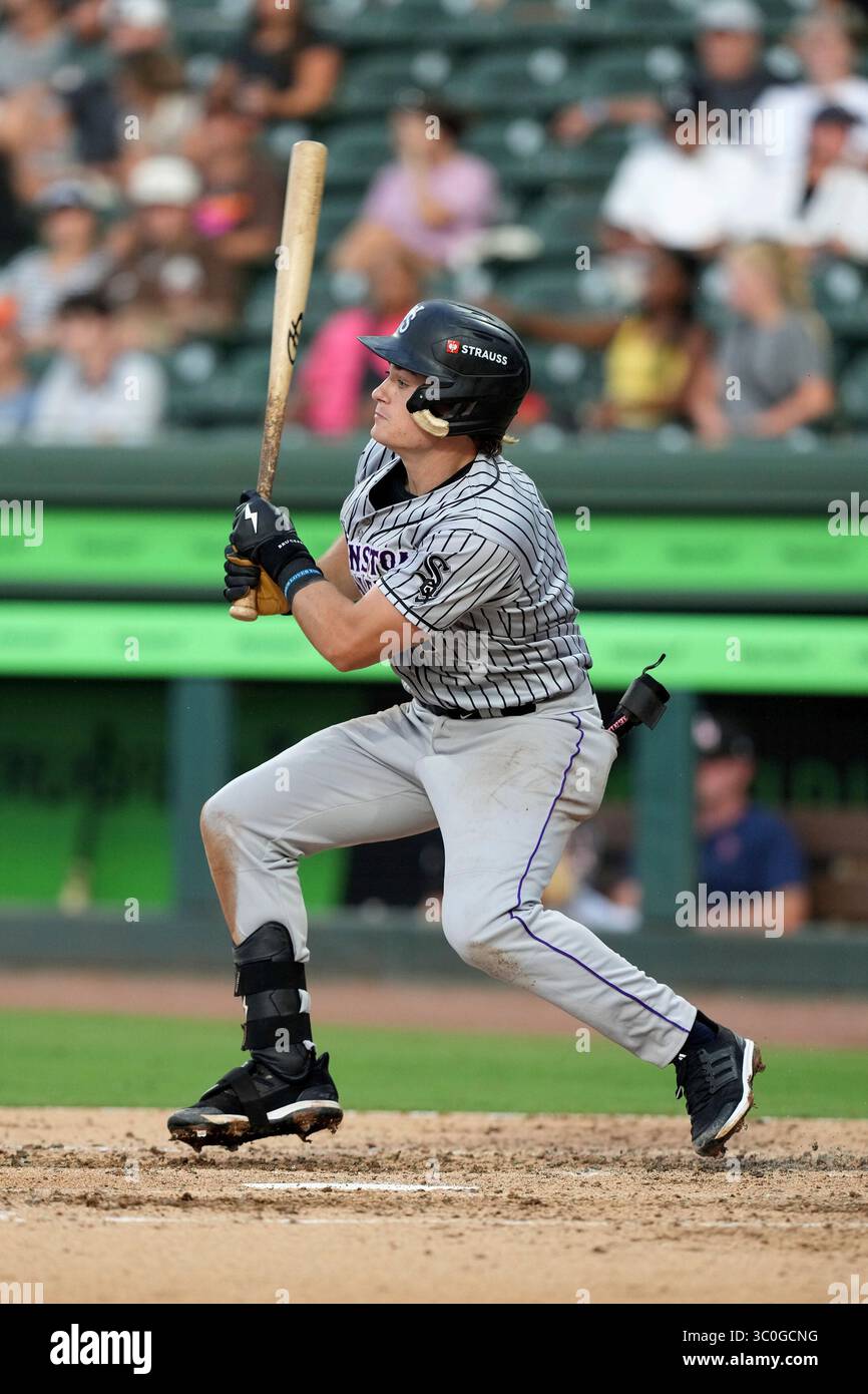 Sam Antonacci (1) of the Winston-Salem Dash at bat in a South Atlantic ...