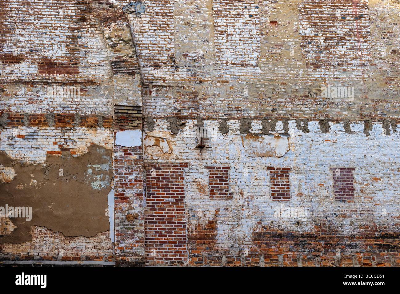 Layers of decay on this old bruild building exterior wall can be used ...