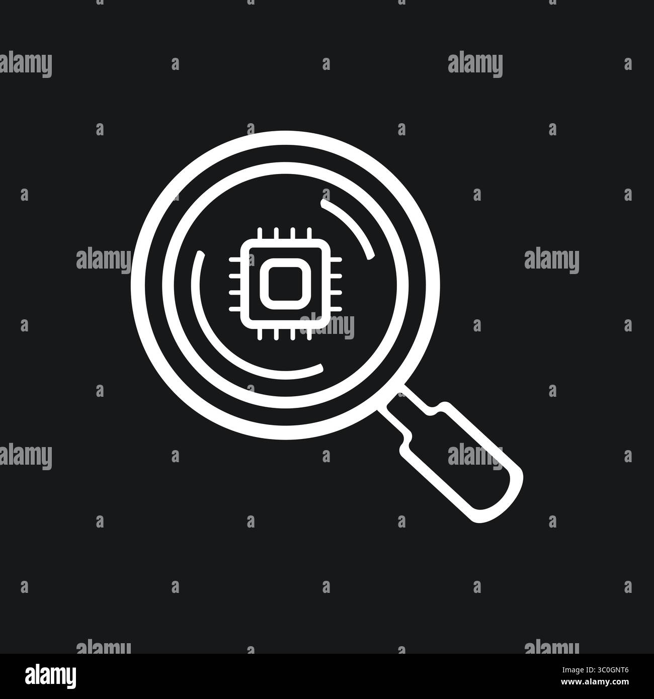 Risk analysis icon in Stock Vector Images - Alamy