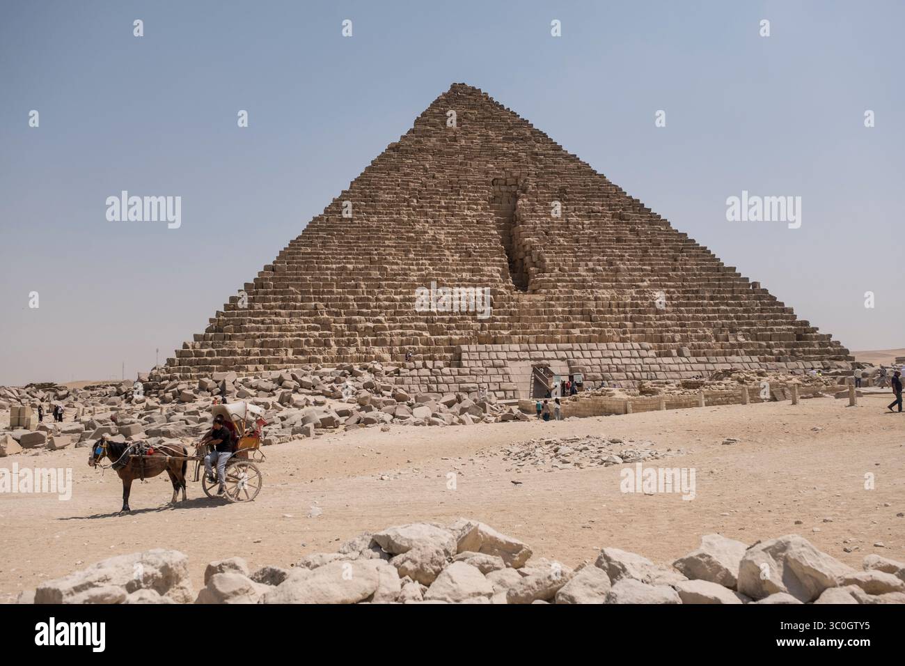 Pyramids of Giza, Cairo, Egypt Stock Photo - Alamy