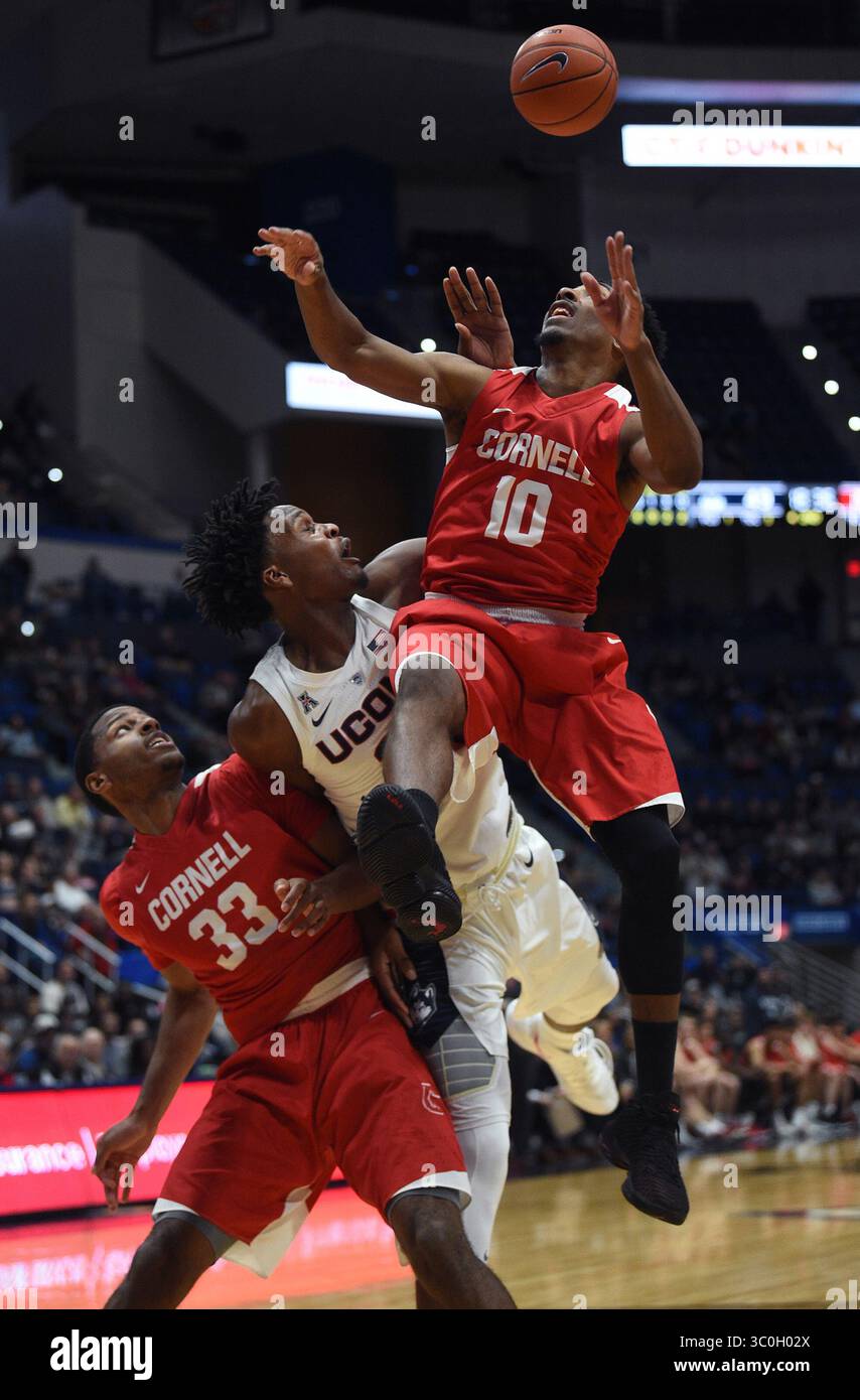 November 20, 2018 - Hartford, CT, USA - Cornell's Matt Morgan (10 ...