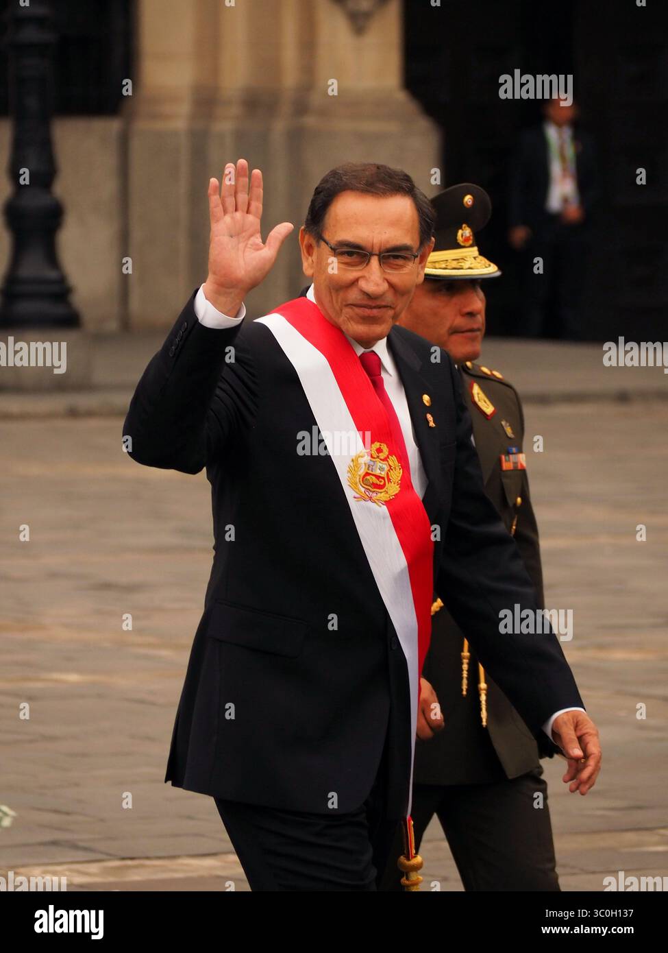 July 28, 2018 - Lima, Lima, Peru - MartÃ­n Vizcarra, President of Peru ...
