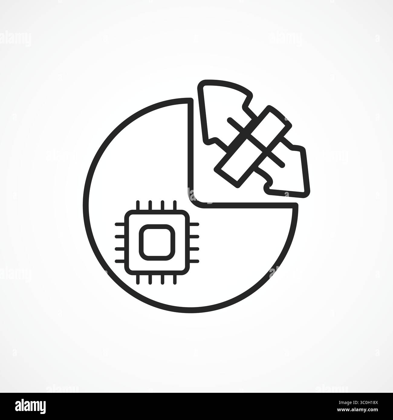 Microchip analysis Stock Vector Images - Alamy