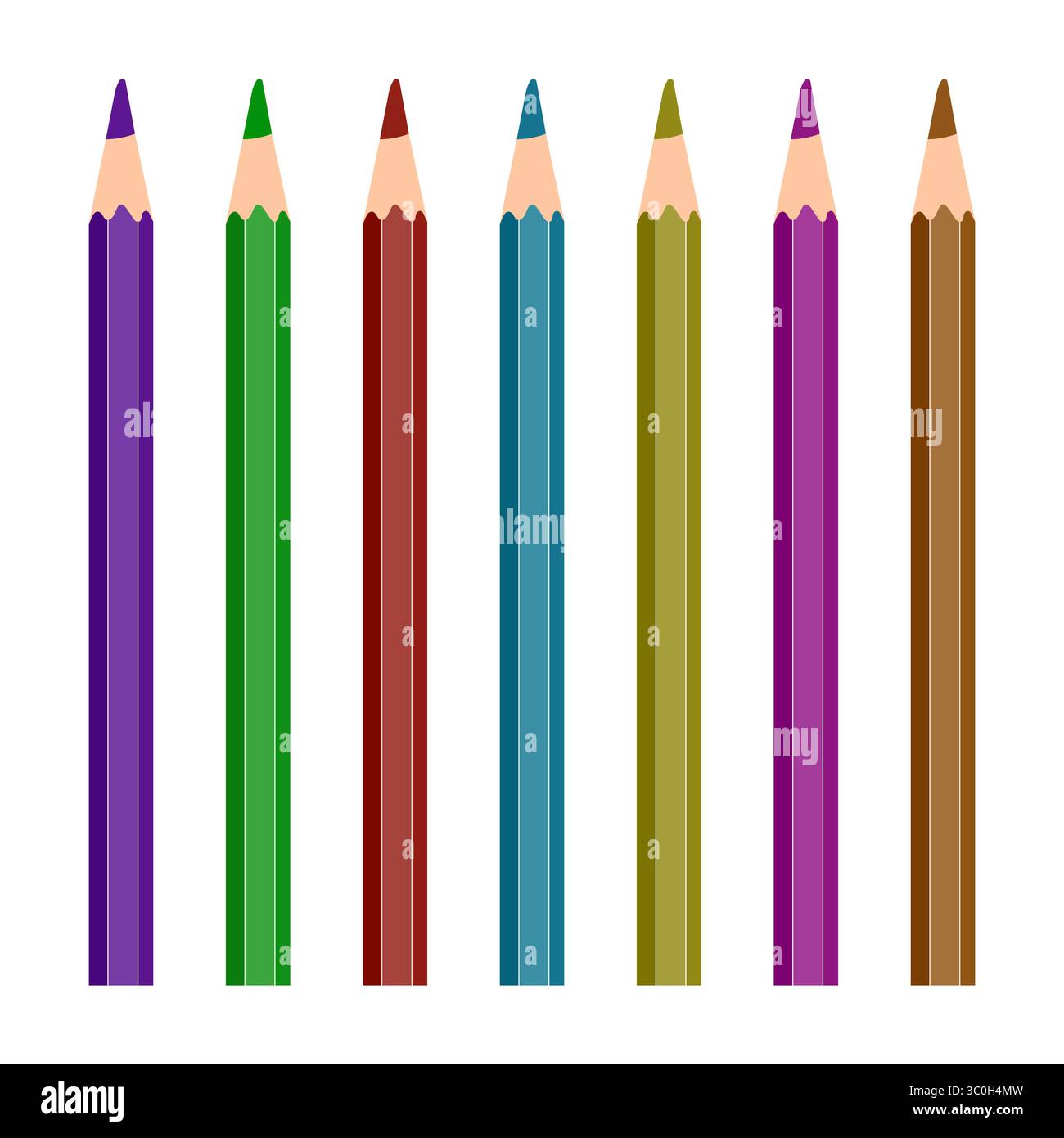 Segments 7 Cut Out Stock Images & Pictures - Alamy