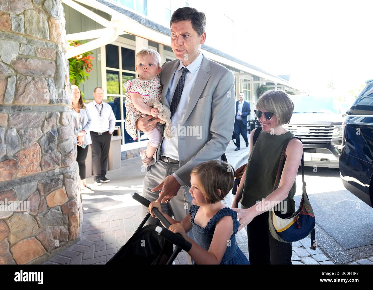 Huntsville, Canada. 21st July, 2025. British Columbia Premier David Eby ...