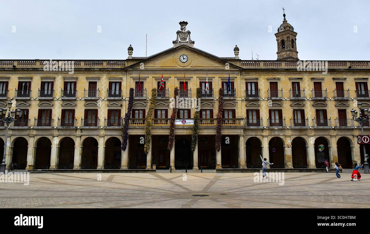 Vitoria gasteiz city hall facade hi-res stock photography and images ...