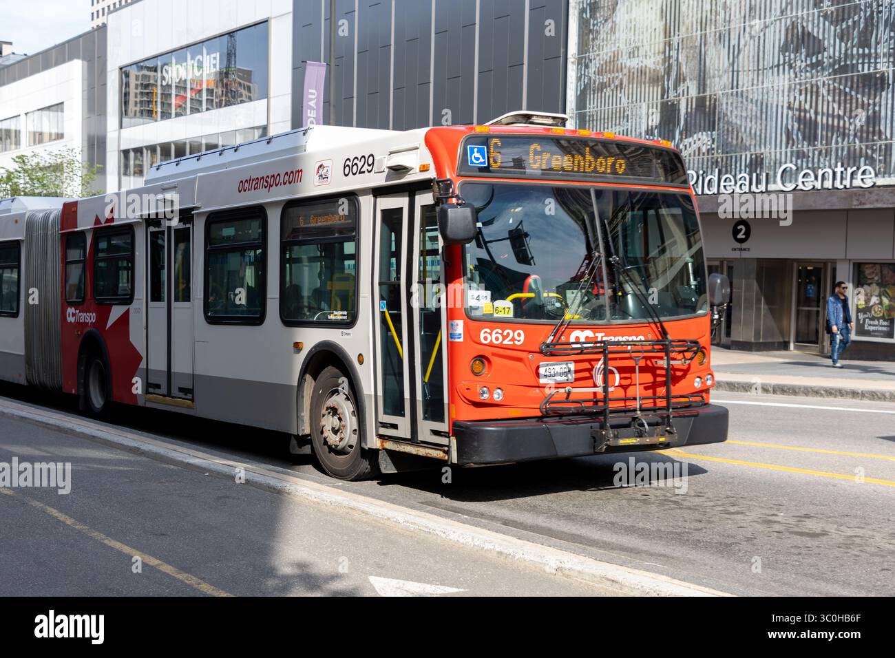 Ottawa, Canada - June 13, 2025: Public bus in downtown of Ottawa on ...