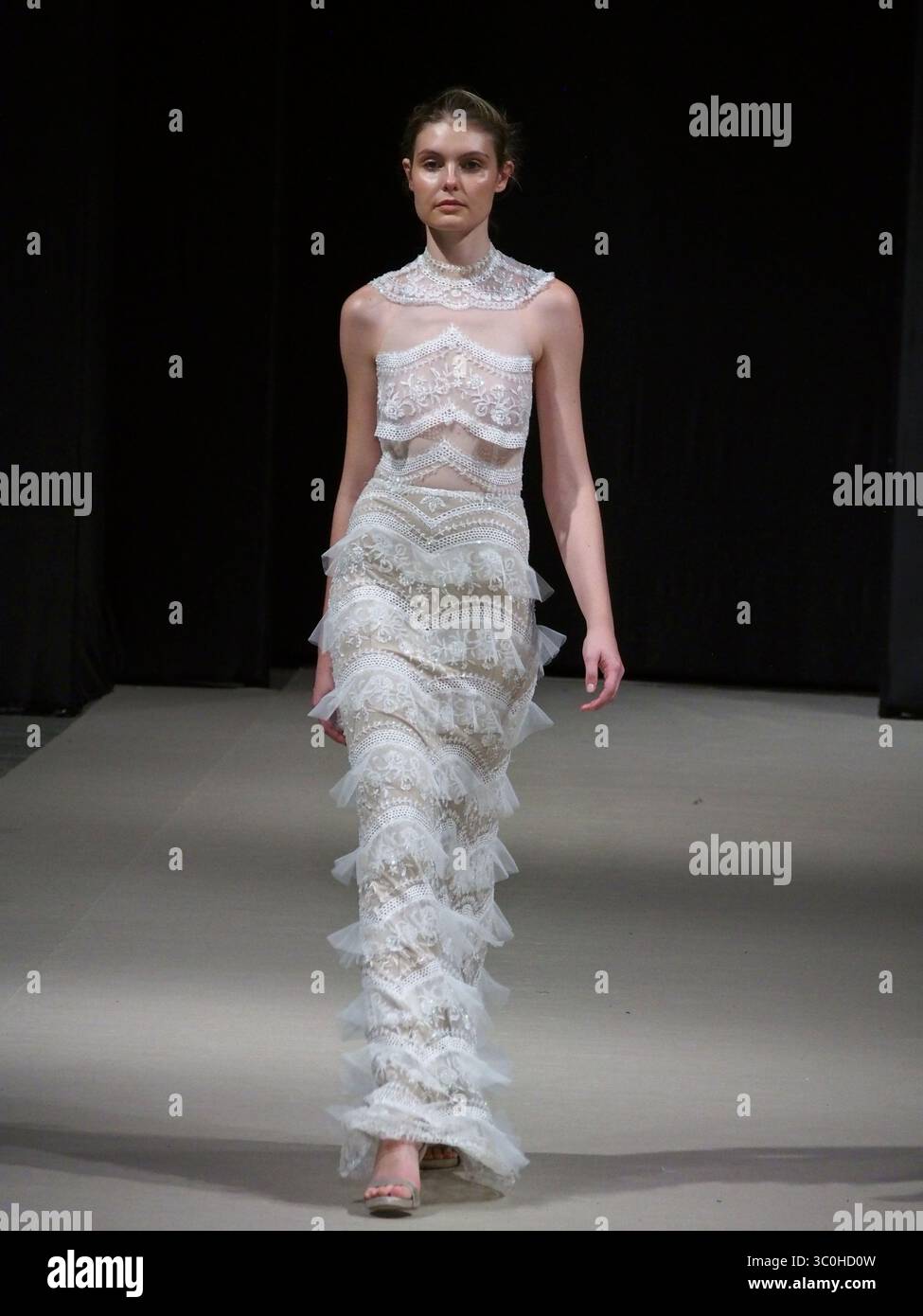 April 24, 2018 - Lima, Lima, Peru - A model walks the runway wearing a ...