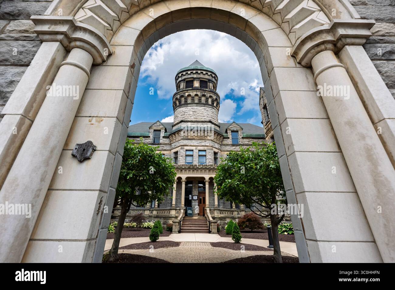 The Ohio State Reformatory in Mansfield, Ohio, built from 1886 to 1910 ...