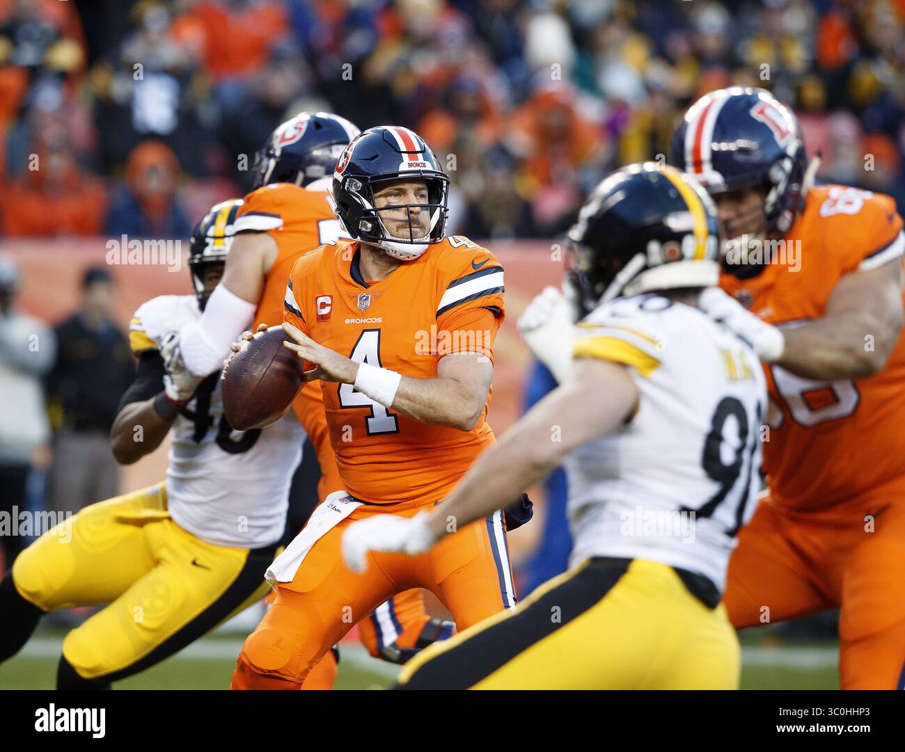 November 25, 2018 - Denver, Colorado, U.S - Broncos QB CASE KEENUM ...