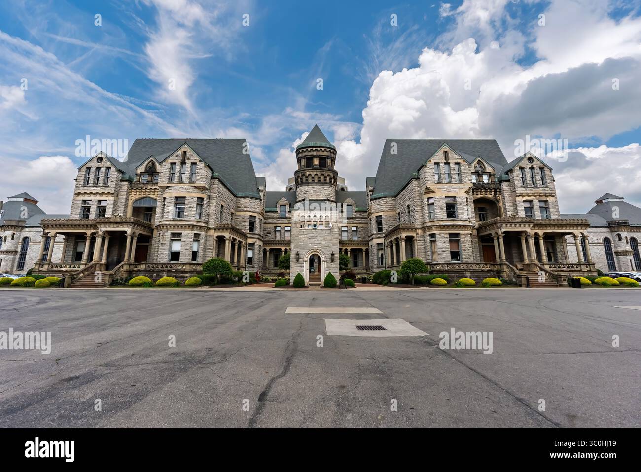 The Ohio State Reformatory in Mansfield, Ohio, built from 1886 to 1910 ...