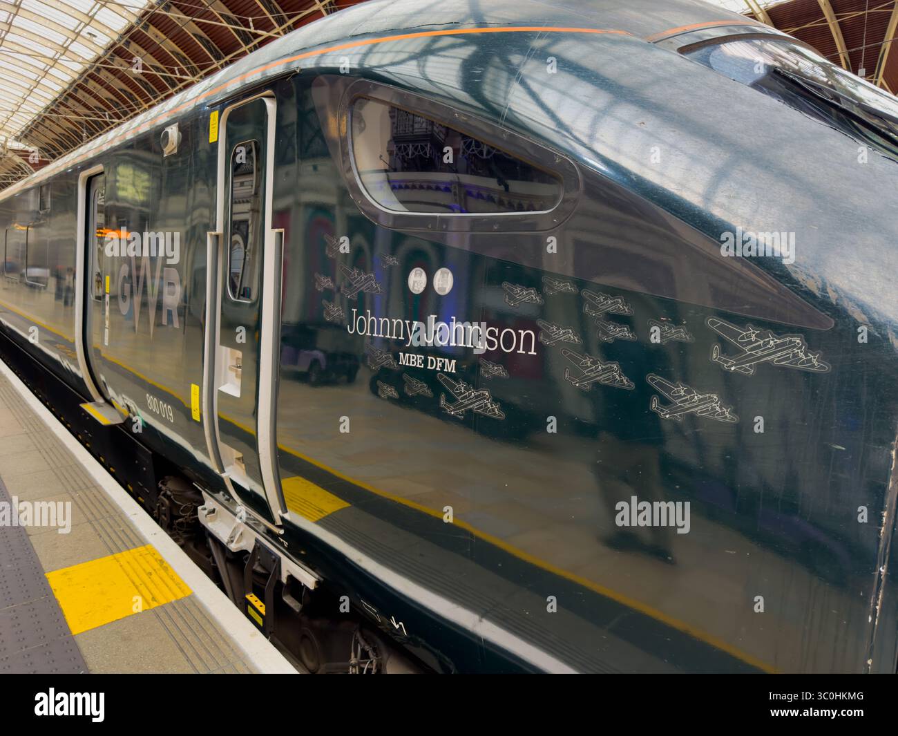July 2025 GWR Great Western Railway train named in honour of Johnny ...