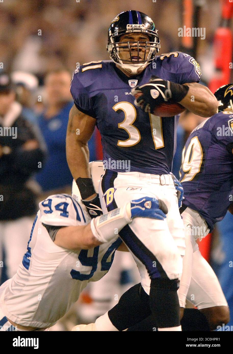 January 13, 2007 - Baltimore, MD, USA - Baltimore Ravens Jamal Lewis ...