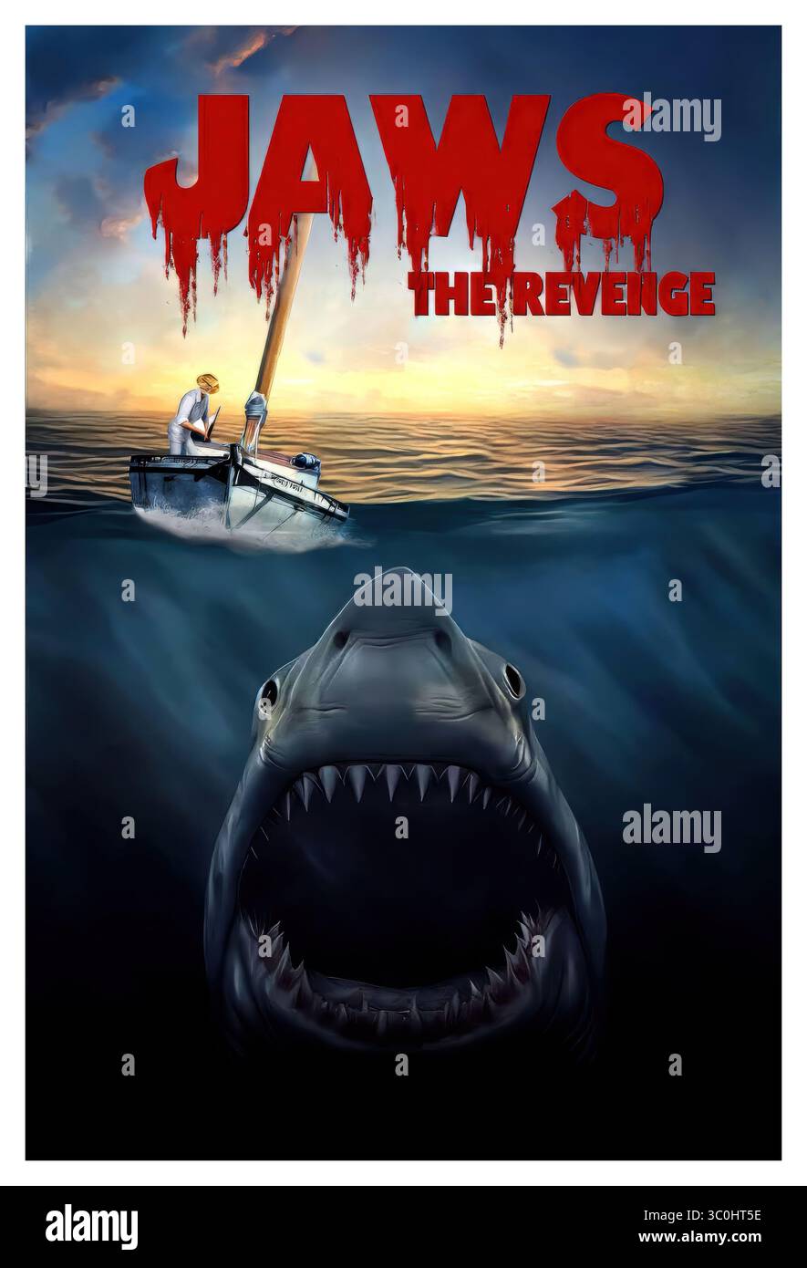 JAWS 4 (1987) -Original title: JAWS: THE REVENGE-, directed by JOSEPH ...