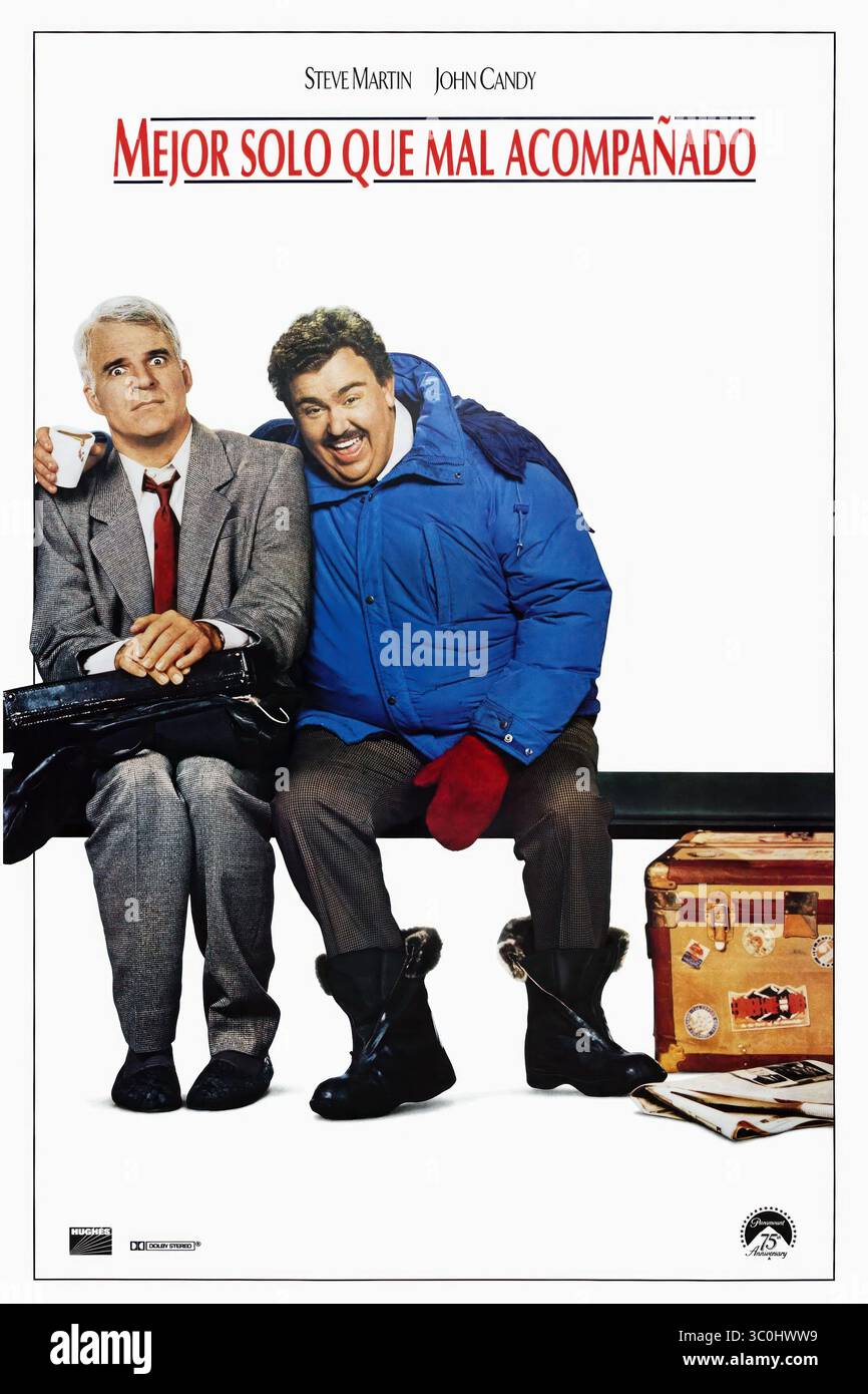 JOHN CANDY and STEVE MARTIN in PLANES, TRAINS AND AUTOMOBILES (1987 ...