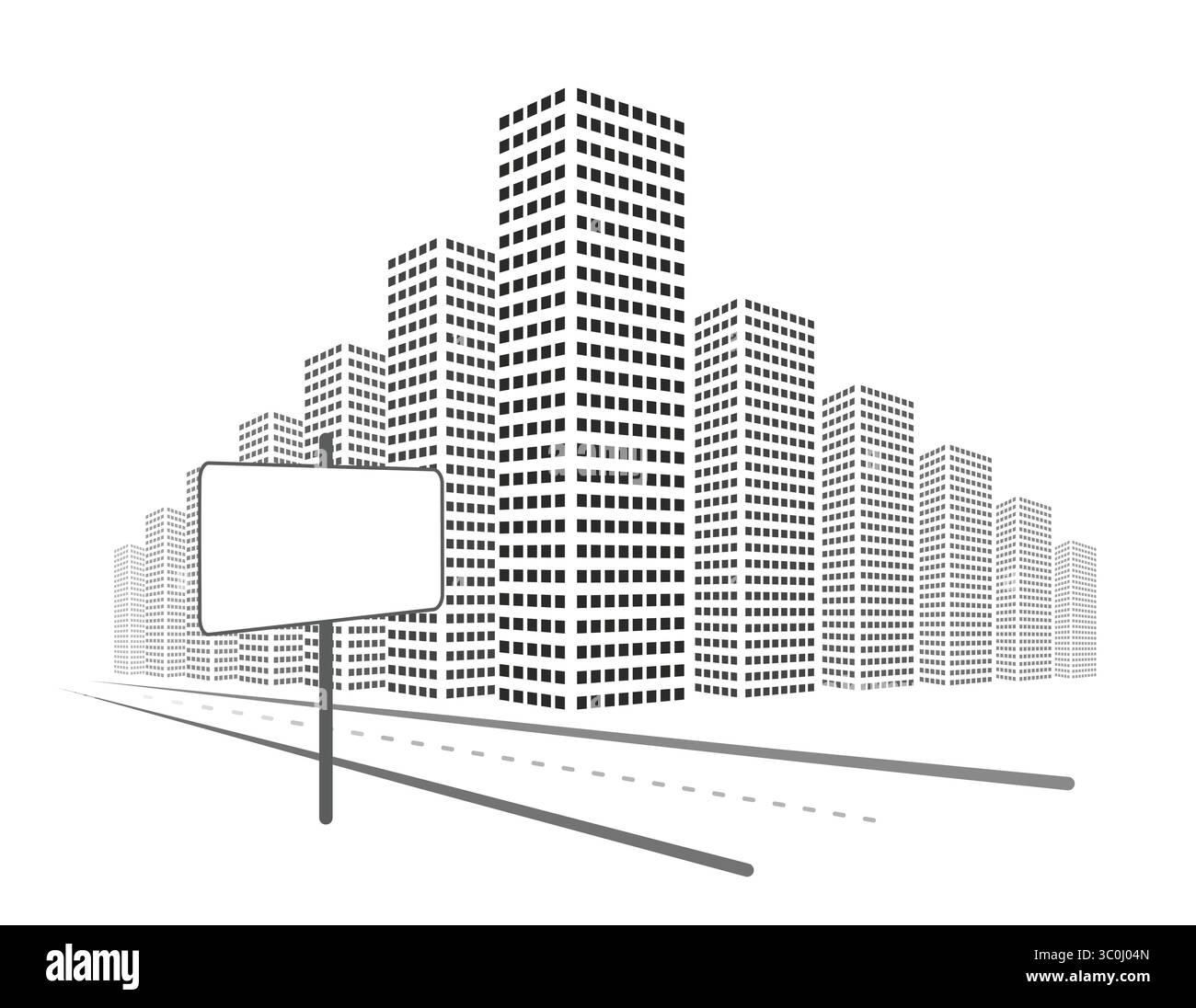 Road infrastructure vector vectors Stock Vector Images - Alamy