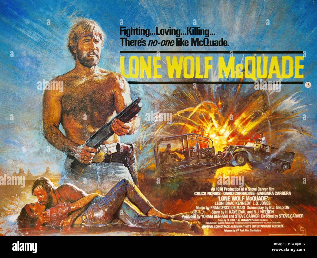 LONE WOLF MCQUADE (1983), directed by STEVE CARVER. Credit: ORION ...