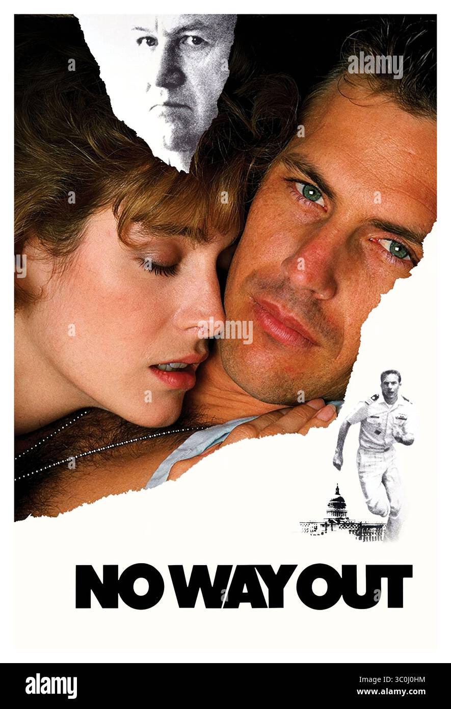 SEAN YOUNG and KEVIN COSTNER in NO WAY OUT (1987), directed by ROGER ...