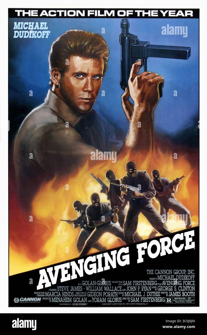 MICHAEL DUDIKOFF in AVENGING FORCE (1986), directed by SAM FIRSTENBERG ...