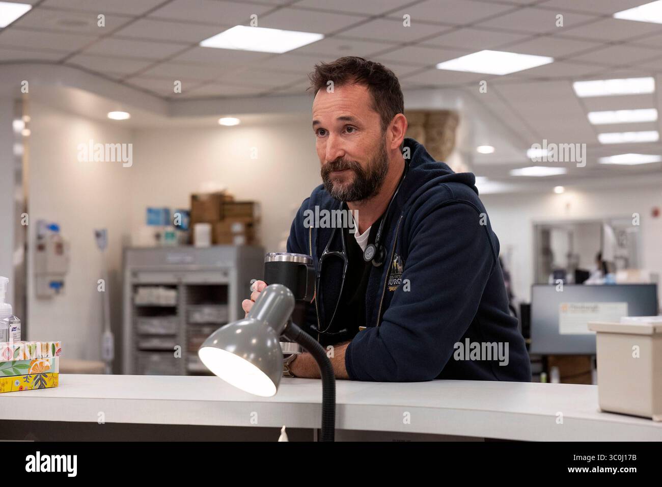 NOAH WYLE in THE PITT (2025), directed by JOHN CAMERON, DAMIAN MARCANO ...