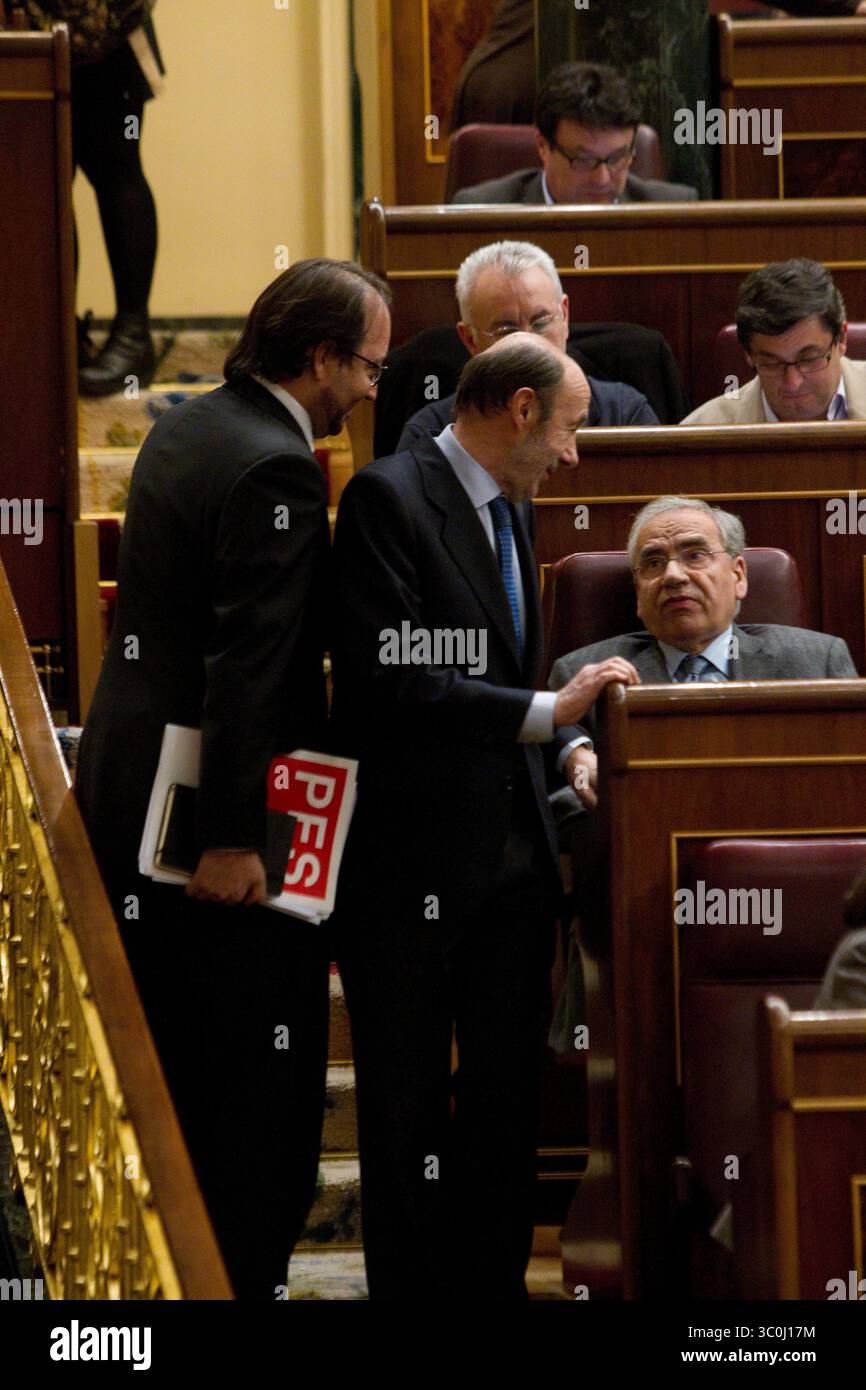 Madrid, February 26, 2023. Voting in the Congress of Deputies. Photo ...