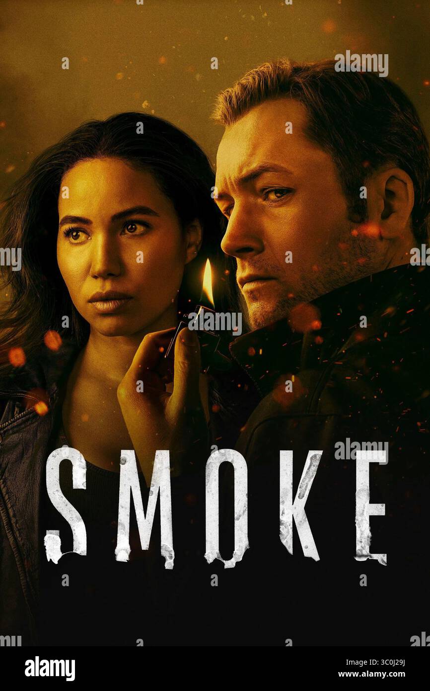 JURNEE SMOLLETT and TARON EGERTON in SMOKE (2025), directed by JOE ...