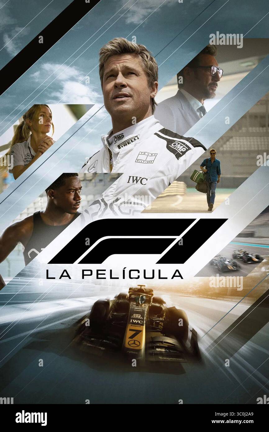BRAD PITT in F1: THE MOVIE (2025), directed by JOSEPH KOSINSKI. Credit ...