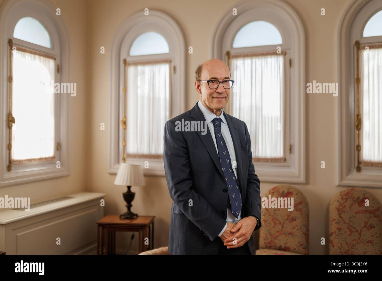 Madrid, June 9, 2025. Interview with economist Kenneth F. Rogoff. Photo ...