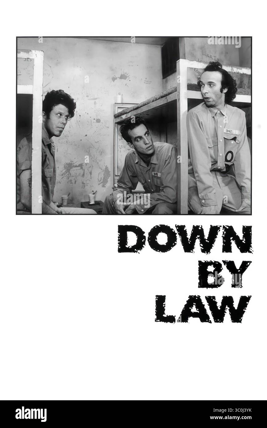 TOM WAITS, ROBERTO BENIGNI and JOHN LURIE in DOWN BY LAW (1986 ...
