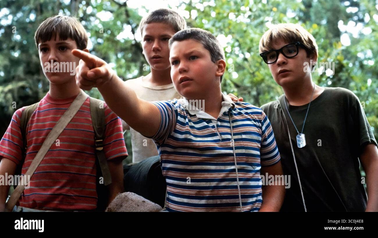JERRY O'CONNELL, RIVER PHOENIX, COREY FELDMAN and WIL WHEATON in STAND ...